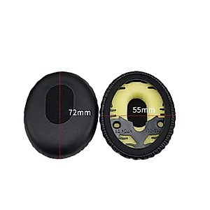 Sumugaric QC 3 Ear Pads and Head Band Cover Replacement Cushions Cups Compatible with Bose Quietcomfort 3 QC3 On-Ear OE1 Headphones Repair Parts Accessories