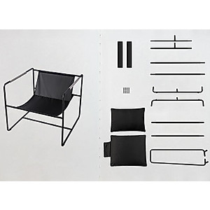 Cfvyne Modern Accent Chair - Simple Metal Framed Armchair, Soft 35D Shredded Foam Cushion Upholstered Comfy Relaxing Chairs for Living Room Bedroom Reading Corner Single Sofa (big size, light brown)