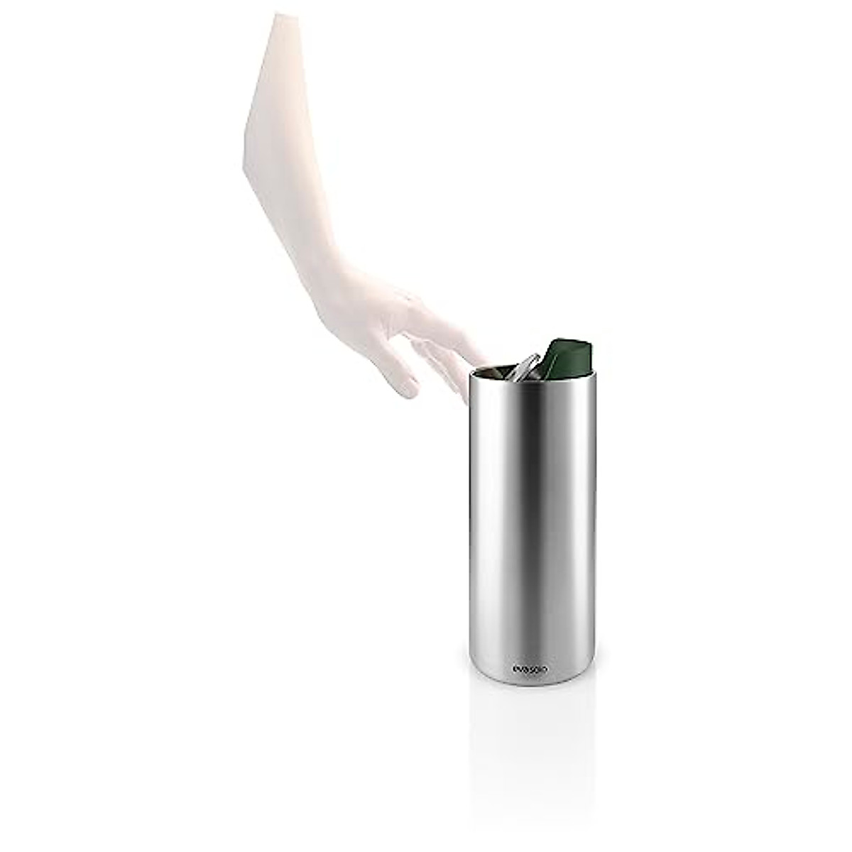 EVA SOLO | Urban To Go Cup recycled 12oz | Danish Design | Double Walled Thermo Cup with Vacuum | Recycled Steel | Emerald green