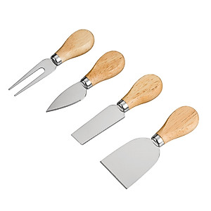 8 Cheese Knives Set-2 Cheese Mini Knife, 2 Cheese Butter Knife, 2 Cheese Spatula & 2 Cheese Fork