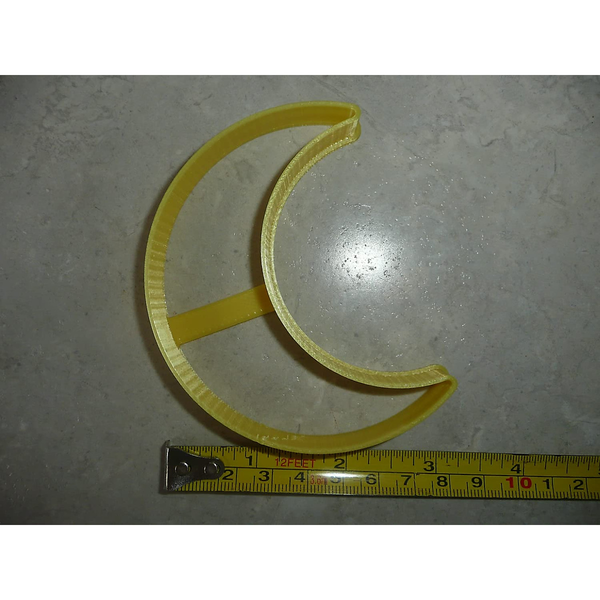 CRESCENT MOON SHAPE OUTLINE COOKIE CUTTER MADE IN USA PR4941