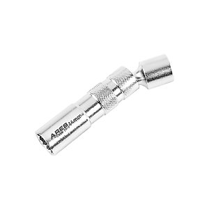 ARES 11000-14mm Thin Wall Magnetic Swivel Spark Plug Socket - 3/8-Inch Drive 12-Point Spark Plug Socket - Walls 2mm Thinner Than Standard Spark Plug Sockets