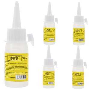 SHINEOFI 5pcs Glue Bottle Applicator Dropper Bottle Mini Dropper Bottles Applicator Bottle Glue Dispensing Bottle Mini Squeeze Bottle Gluing Project Bottle Button Child Filler Plastic