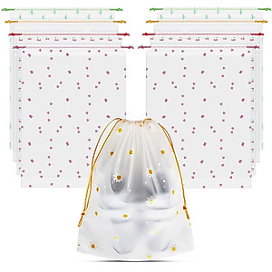 8PCS Travel Shoe Bags with Rope for Men and Women Large Shoes Pouch Organizers