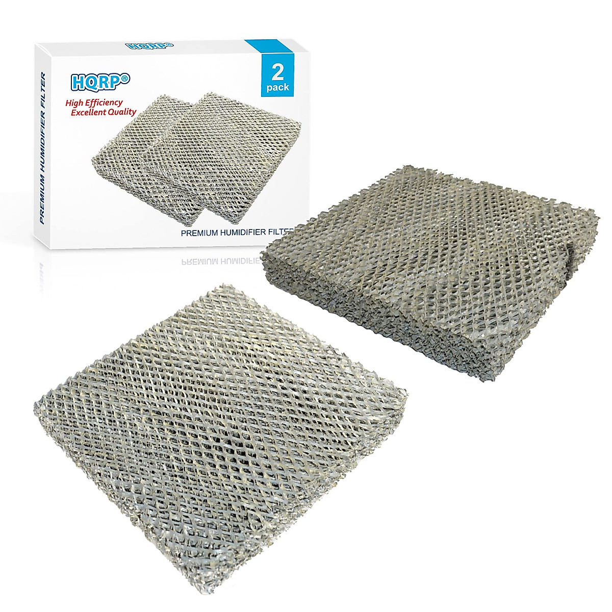 HQRP 2-Pack Water Filter Compatible with Honeywell HE220 HE225 HE220A HE220B HE225A HE225B HE100 HE150 HE100A HE150A/B HE200B HE240 Humidifiers; HC22 HC22P HC22P1001 HC22E1003 HC22A1007 Replacement