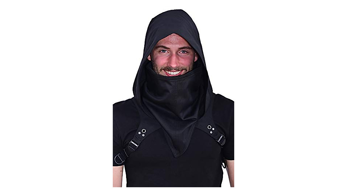 HIBIRETRO Cyberpunk Rogue Cowl - Stylish Costume Accessory