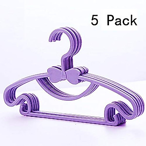 TIANYIYIJIA 20 Pack Kids Hangers Childrens Hangers Child Hangers Plastic Toddler Infant Nursery Hangers Small Baby Clothes Hangers for Closet Clothes Hangers