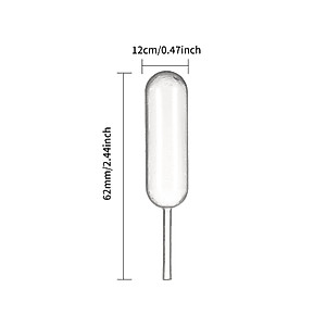 100 Piece Paper Cupcake and Jam Dropper Decoration Set, Plastic Eye Dropper, Dessert Pipette, Mini Chocolate Disposable Straw, Mini Ice Cream, Jam Pipette (Bar Shape)
