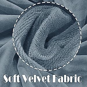 QINU KEONU Only 1 Black Velvet Swivel Armrest Curved Back Home Office Desk Chair Covers Stretch Wingback Dining Chair Cover Protector for Vanity Living Room (Black, 1)