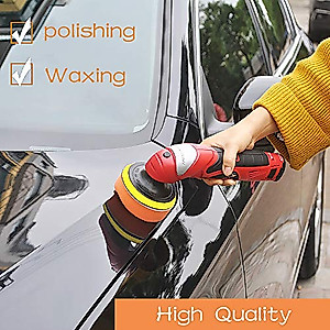 Buffing Pad & Polishing Pads for Car Polisher, 6 Inch/150mm Polishing Pad for Drill Polisher Attachment 5 Pcs Buffing Pads for Drill Sponges Car Polishing Pads, Drill Polishing Kit