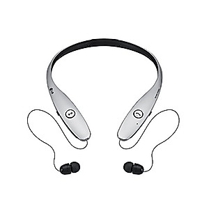 LG Electronics Tone INFINIM Bluetooth Stereo Retractable Headset HBS-900 Silver
