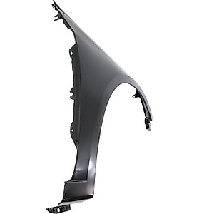 Evan Fischer Front Fender Compatible With 2011-2015 Chevrolet Cruze, Fits 2016 Chevrolet Cruze Limited Primed Steel Passenger Side