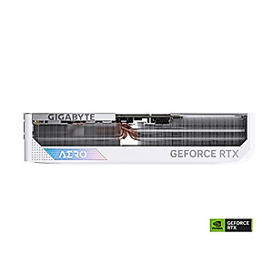 Gigabyte GV-N4080AERO OC-16GD GeForce RTX 4080 16GB AERO OC Graphics Card, 3X WINDFORCE Fans, 16GB 256-bit GDDR6X, Video Card