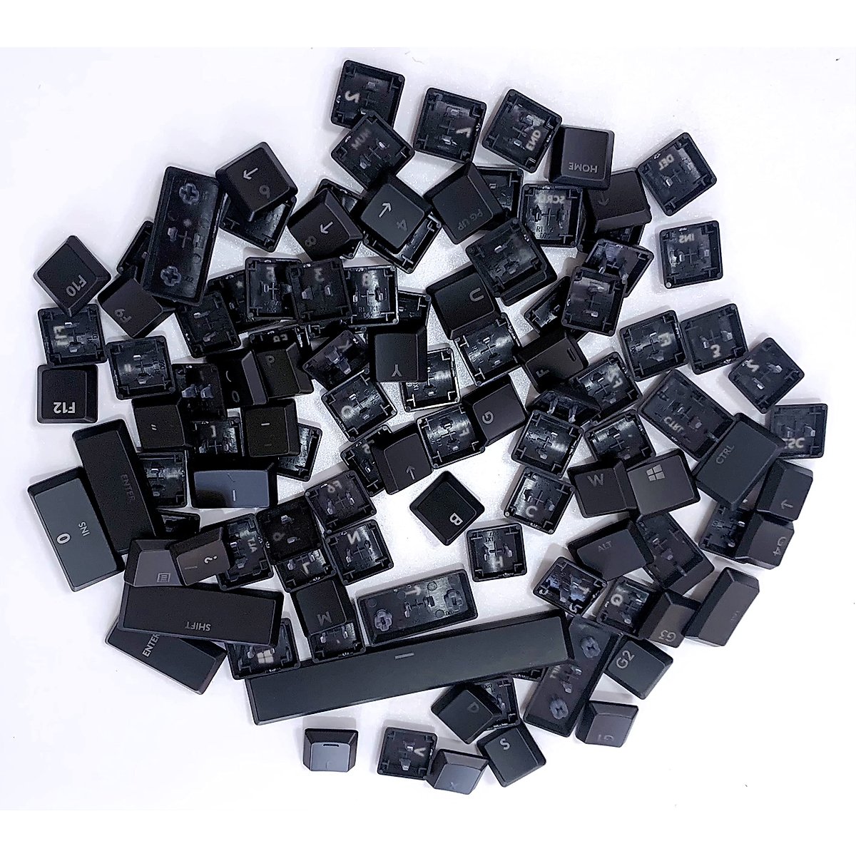 forG915 complete set of 109 keycaps to replace Logitech G915/G913/G815/G813 TKL RGB mechanical gaming keyboard (black 109 keys) (G915 full set of keycaps (black))