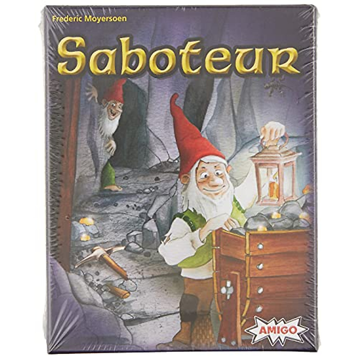 AMIGO Games Saboteur Strategy Card Game – The Adventurous Gold Mining Game Following Your Dwarves Through The Tunnels – Simple to Learn & Perfect for Family Game Night – Kids & Adults Ages 8+