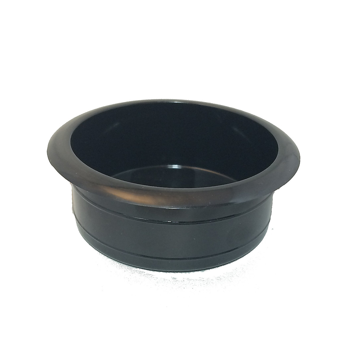 FR Universal Replacement Plastic Cup Holder, Black, 3 3/8" Diameter