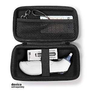 CaseSack Case for Ear/Infrared Thermometer: Braun ThermoScan 7, 7+, 5 IRT6500, 3 Braun Digital Ear Thermometer; iProven, iHealth, MILDSIX, KDT, EasyEast, CandyCare, LAMIG, Hugum, GoodBaby, Famidoc