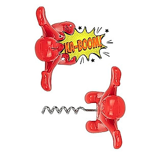 Fairly Odd Novelties 2-Pack Sir Perky Wine Corkscrew/Bottle Stopper