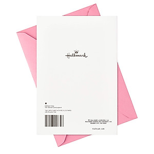 Hallmark Birthday Card for Wife (Roses with Pattern), Red, Blue