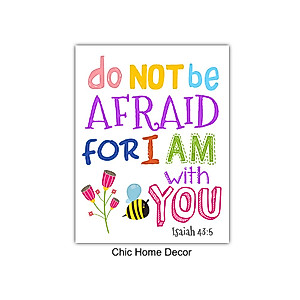 Religious Wall Art - Bible Verse Wall Decor - Christian Wall Decor - Scripture Wall Art - Psalms, Proverbs - God Wall Decor - Spiritual Inspirational Christian Gifts for Women - Girls Bedroom Decor