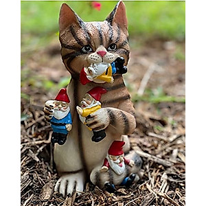 By Mark & Margot Mischievous Cat with Granny - Black Stripes (Mischievous Cat)