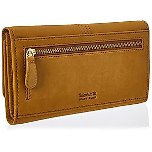 Timberland Women's Leather RFID Flap Wallet Clutch Organizer