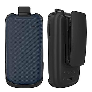 Wireless ProTech Case with Clip Compatible with Kyocera Cadence Phone Model S2720, Secure fit, Quick Release Latch and Heavy Duty Swivel Belt Clip Holster