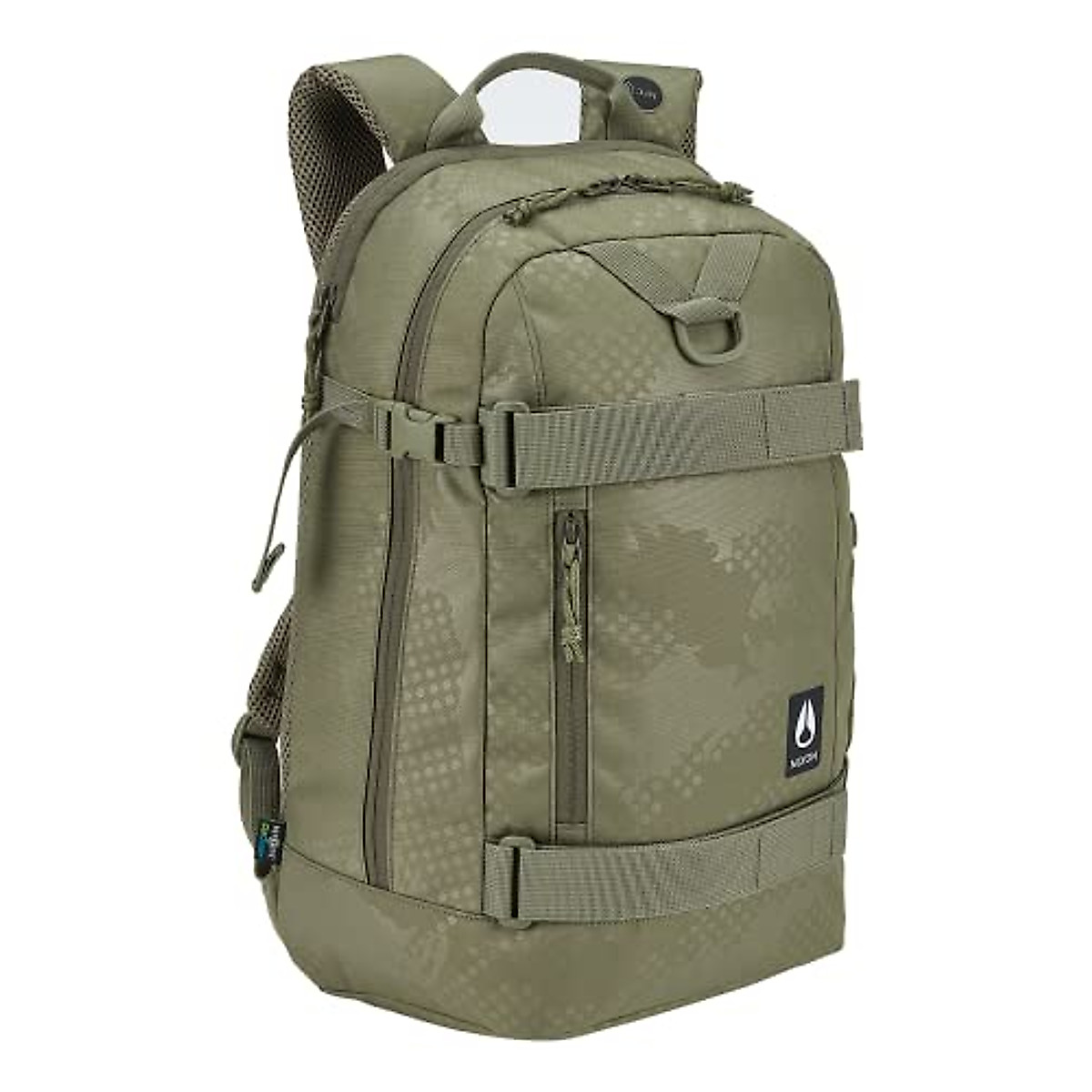 NIXON Gamma Backpack - Olive Dot Camo - Made with REPREVE® Our Ocean™ and REPREVE® recycled plastics.