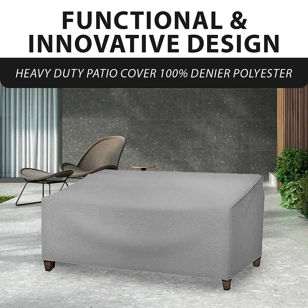 Patio Large Waterproof - Outdoor Patio Sofa Cover Washable - Heavy Duty Furniture 41X79X39 Inch Couch Cover Sofa