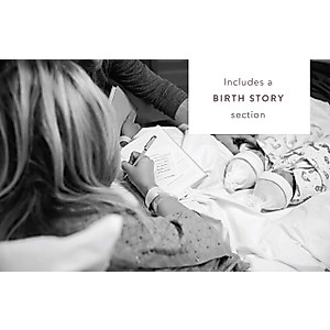 Promptly Journals, A Complete Childhood History: From Pregnancy to 18 Years Old (Powdered Lilac, Purple, Leatherette) | Baby Book and Pregnancy Journal | Baby Memory Book