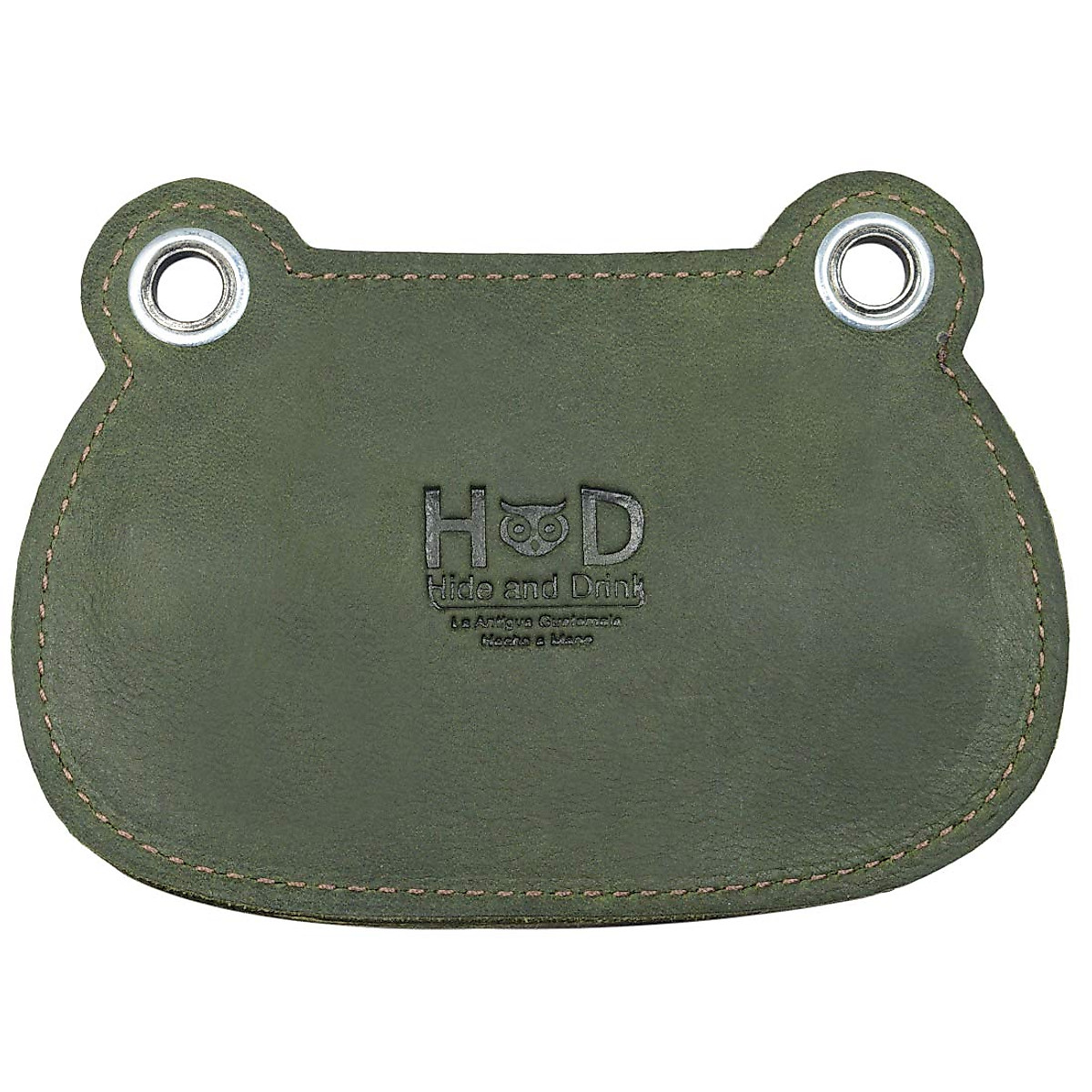 Hide & Drink, Leather Frog Wallet/Froggy Coin Pouch/Purse/Accessories/Holder/Cute Wallet, Handmade :: Dark Jade