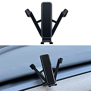 PESLIVE EVbase Tesla Phone Mount, Tesla Phone Holder Compatible for Tesla Model 3 & Tesla Y Accessories, Adjustable Universal Car Cell Phone Holder Fit 2016-2023 Tesla Model 3 Model Y (Gravity)