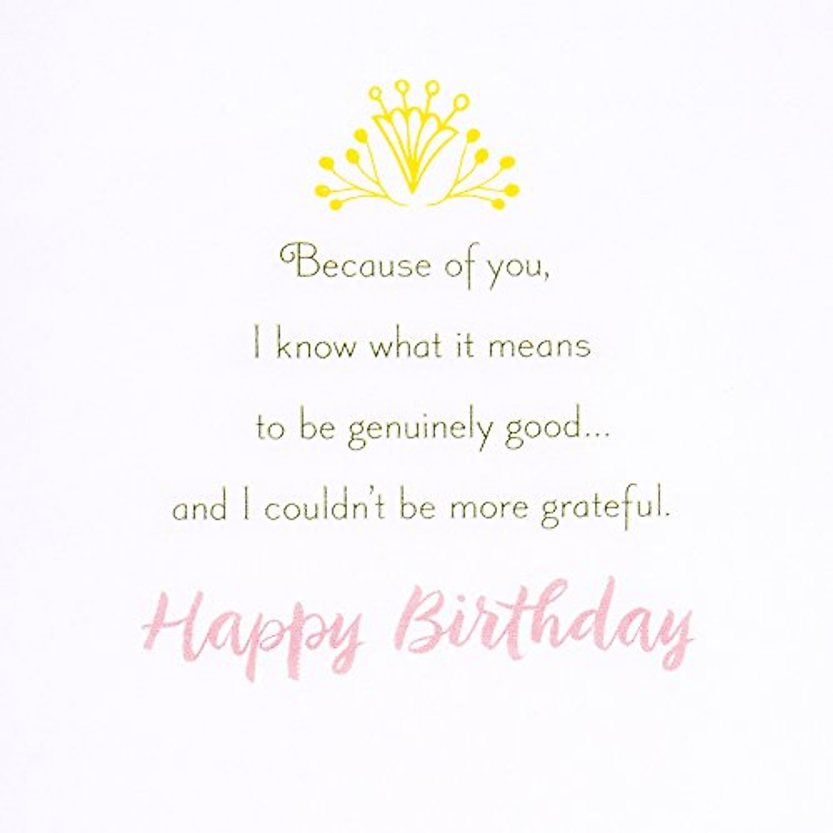 Hallmark Mahogany Birthday Greeting Card for Mother (Love, Peace, Joy, Blessed) (0399RZD2049)