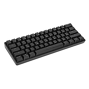01 Gaming Keyboard, Variety of Backlight Effects and Dynamic RGB Modes with 61‑Key Mechanical Axis Backlit Keyboard for Home for Office