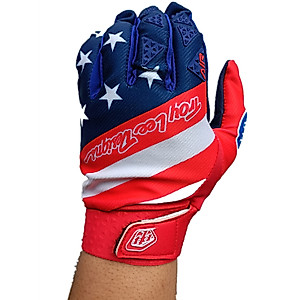 EXCEREY Star Cycling Gloves Mountain Bike Gloves for Outdoor Sports, Driving, Climbing for Men & Women (Red, M)