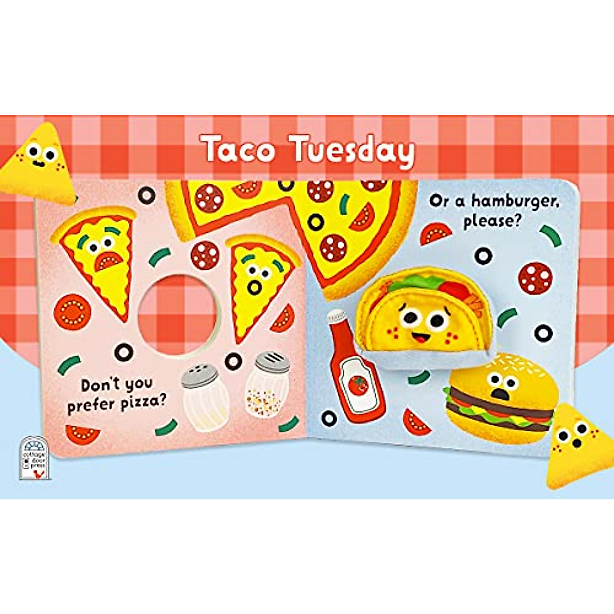 Taco Tuesday Finger Puppet Board Book for Little Taco Lovers, Ages 1-4 (Finger Puppet Book)