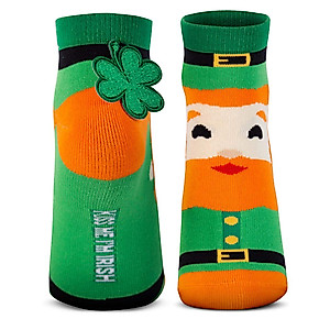 Gone For a Run Athletic Ankle Running Socks | Woven Low Cut | Leprechaun