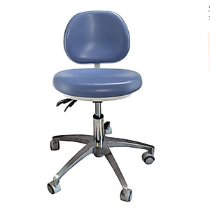 SFKLYU Dental Medical Chair, Dental Assistant Chair PU Leather Height Adjustable Stool for Clinics, Dental Offices, Labs,L