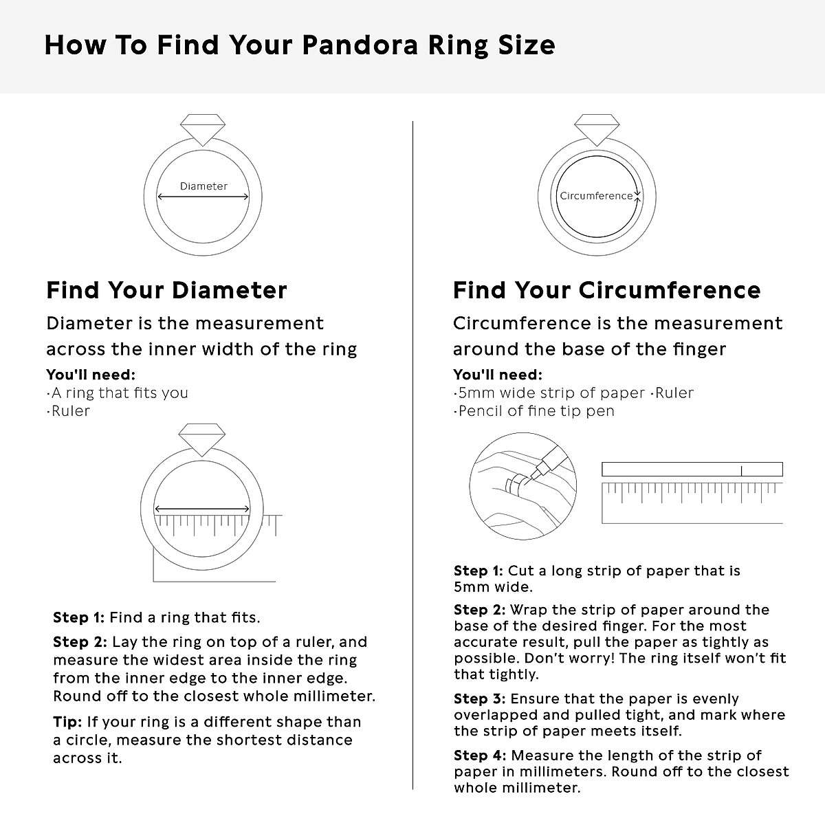 Pandora Sparkling & Polished Lines Entwined Ring - Sterling Silver Ring for Women - Gift for Her - Sterling Silver with Clear Cubic Zirconia - Size 7.5