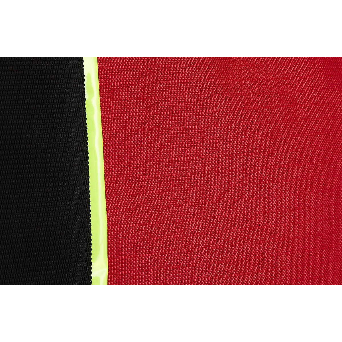 LINE2design Firefighter Gear Bag, Turnout Jumbo Fire Bag with Reflective Trim, Padded Shoulder Strap and Maltese Cross Logo Red Bag