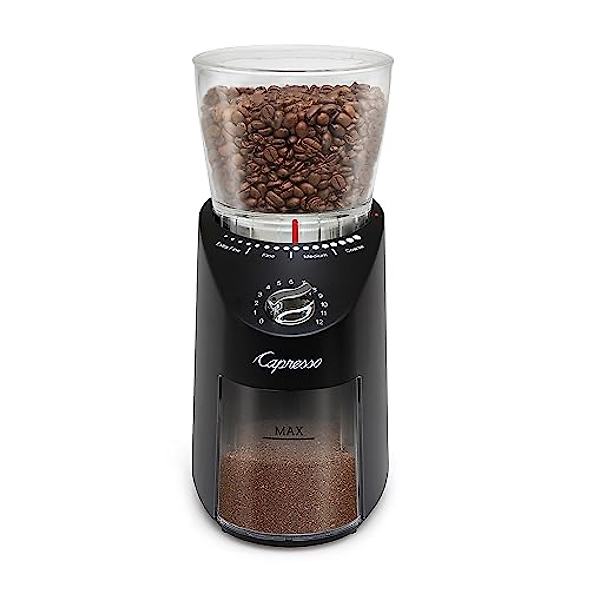 Capresso Infinity Plus Black Conical Burr Grinder