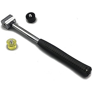 BOOSDEN Double-Faced Soft Hammer Mallet, Rubber Hammer, Soft Hammer for Home Decoration Installation Hand Tool, 25mm