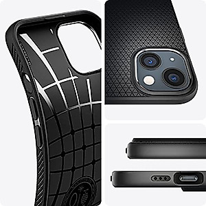 Spigen Liquid Air Armor Designed for iPhone 13 Mini Case (2021) - Matte Black