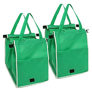 Kole Imports 2-Pc Reusable Shopping Cart Grocery Bags