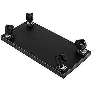 YuPinDiZu CPU Stand Computer Tower Stand Cart Floor PC Stand CPU Holder with 4 Caster Wheels Under Desk,NO Assemble (Black) (Black)