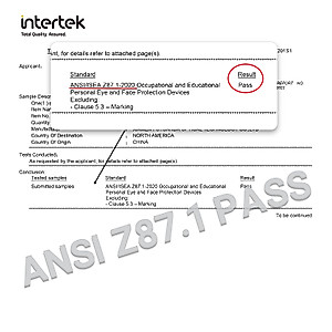 MORK&SUKY Safety Glasses Over Eyeglasses, Safety Goggles for Lab Nursing Work Woodworking Eye Protection Men Women.. (black)