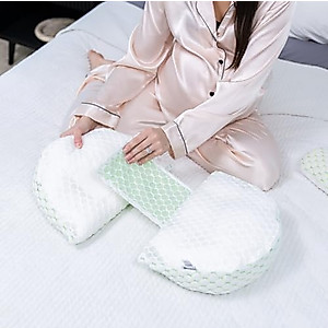 SNUGGLYBEE Maternity Pillow - Ultimate Support for Pregnant Women's Belly, HIPS, Legs & Back. Detachable & Adjustable Pillow Cover, Luxuriously Soft and Comfortable Material for Blissful Rest.