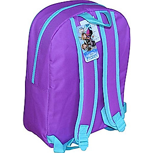 Group Ruz Disney Frozen Elsa & Anna 15" Backpack (Purple-Blue)