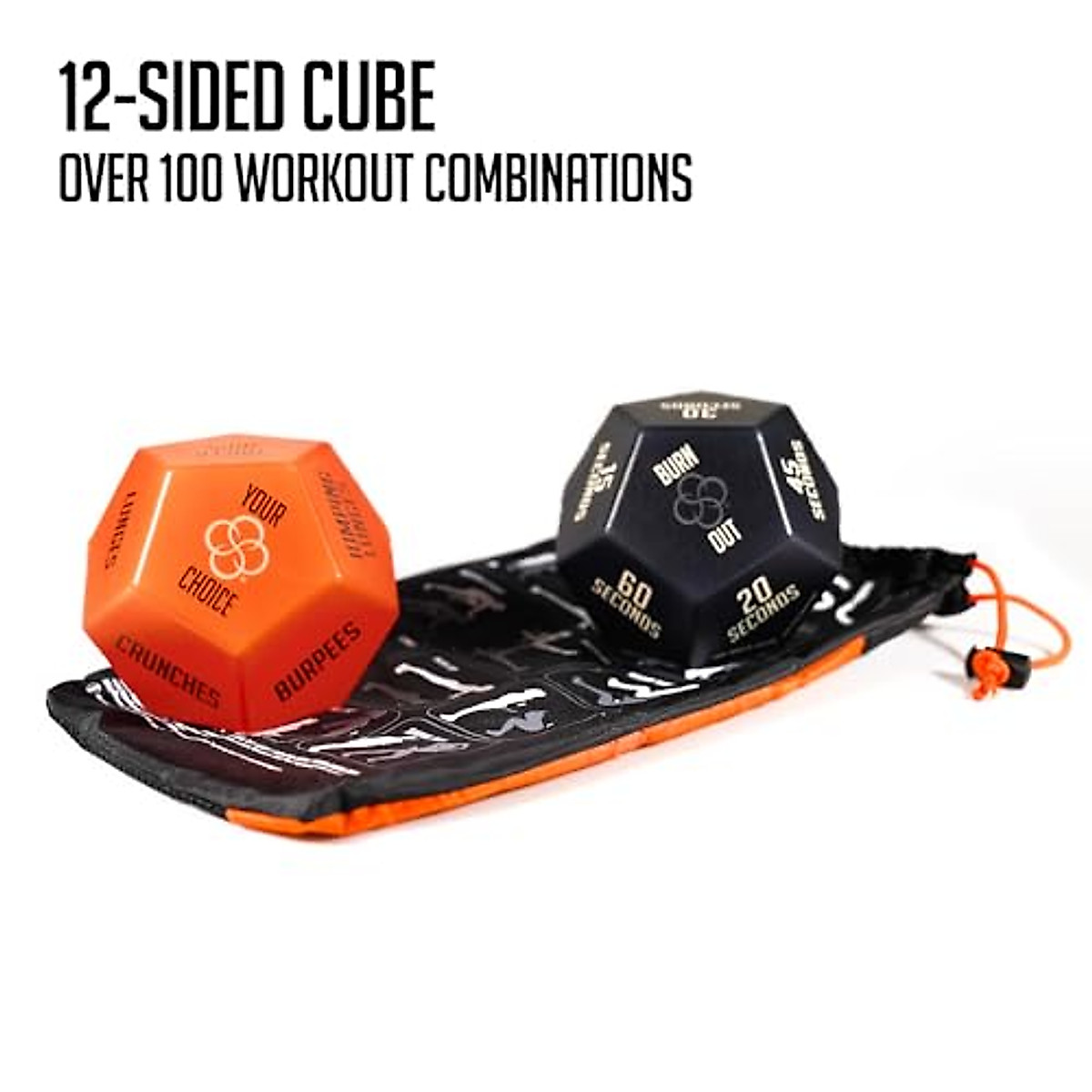 BOSU® Exercise Dice, Orange & Black