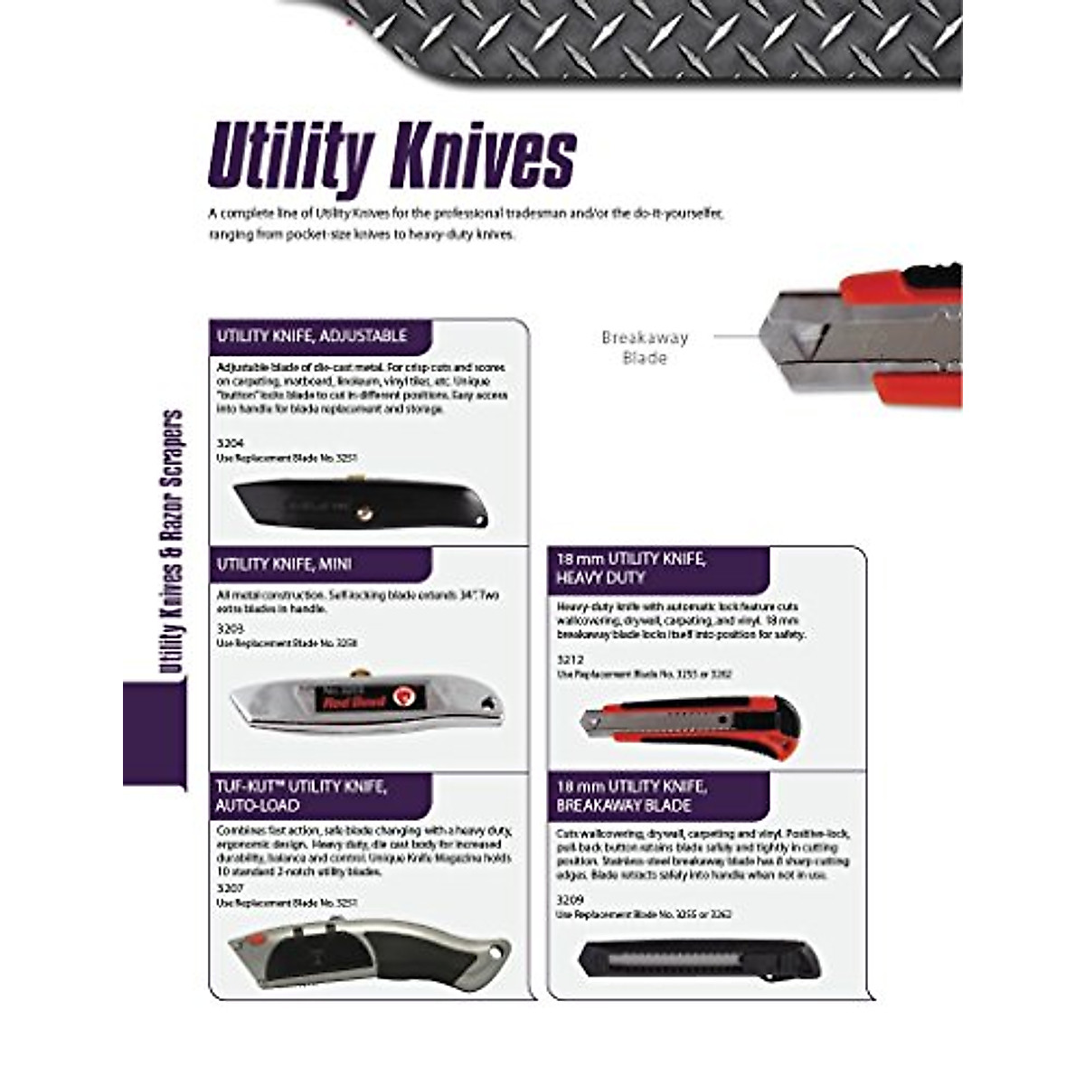 Red Devil 3211 9mm Auto-Lock Utility Knife